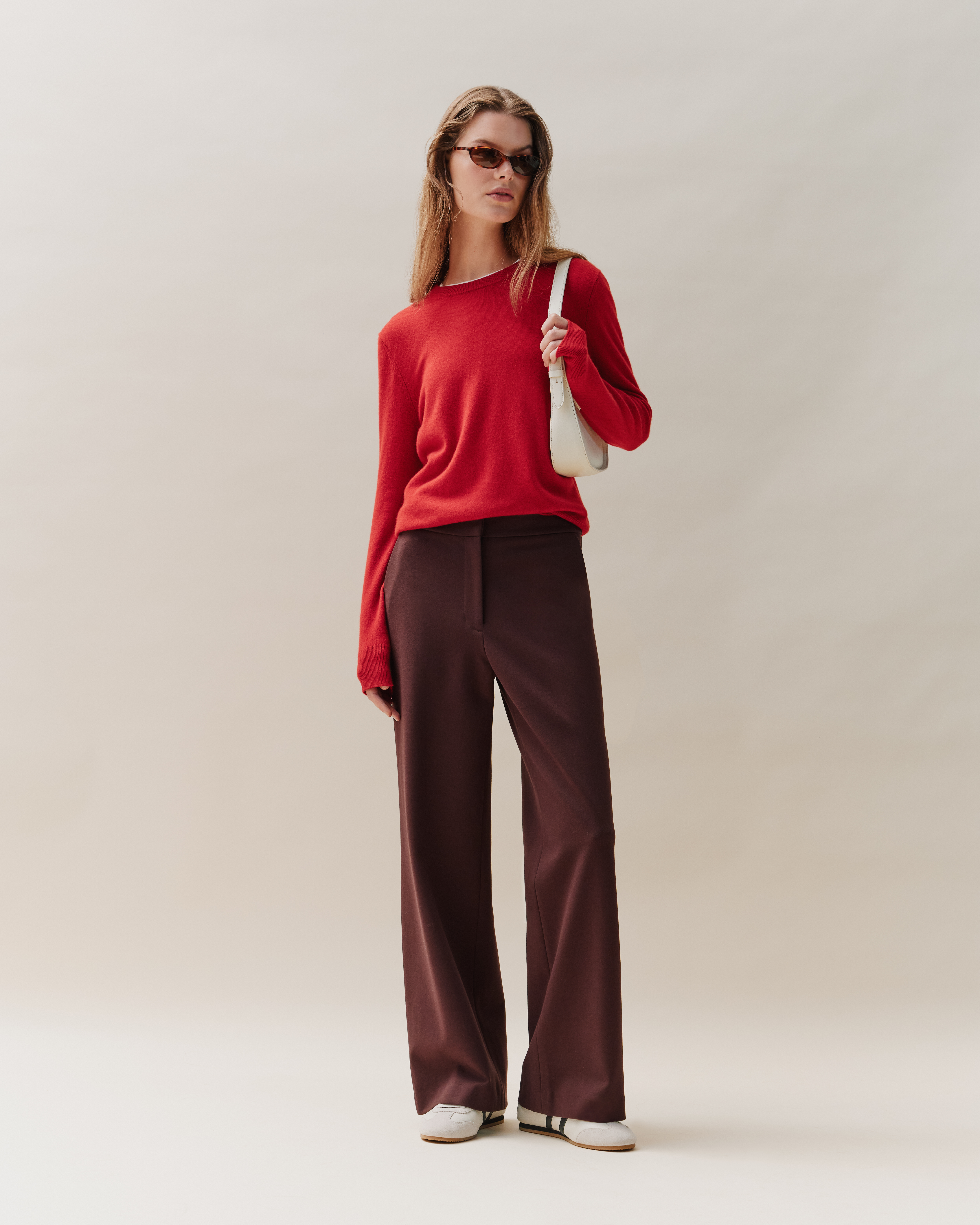 QUINCE Quince Mongolian Cashmere Crewneck Sweater